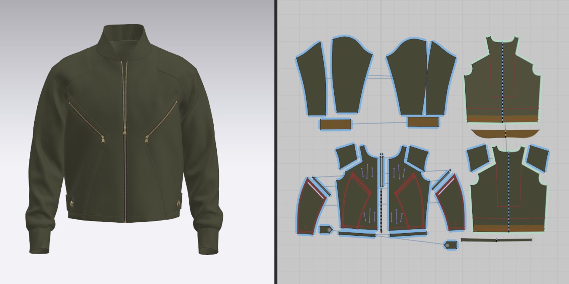 3D Bomber Jacket Mens 3D Model - TurboSquid 2187564