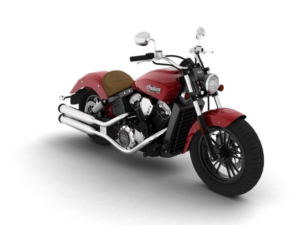 indian scout 2015 3d c4d
