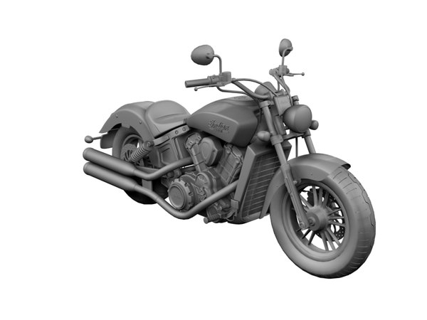 indian scout 2015 3d c4d