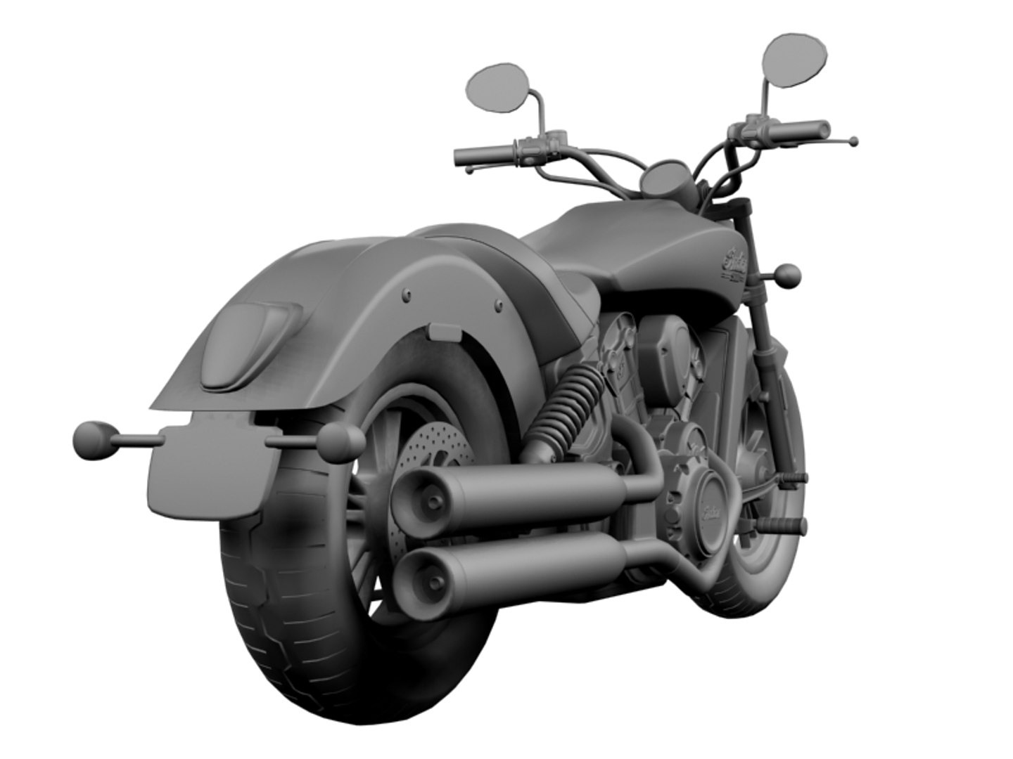 Indian Scout 2015 3d C4d
