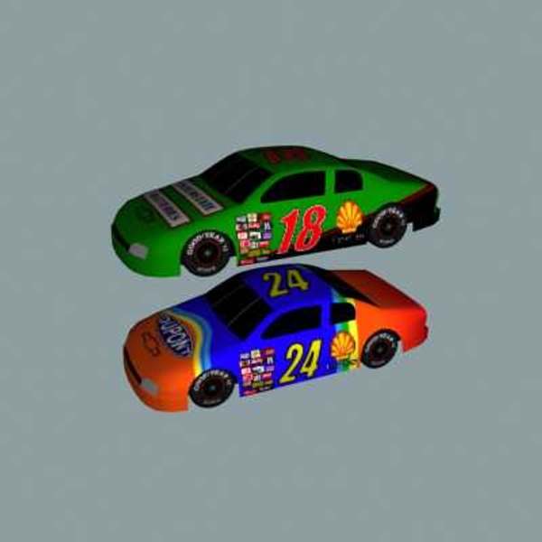 car nascar vehicle 3d model