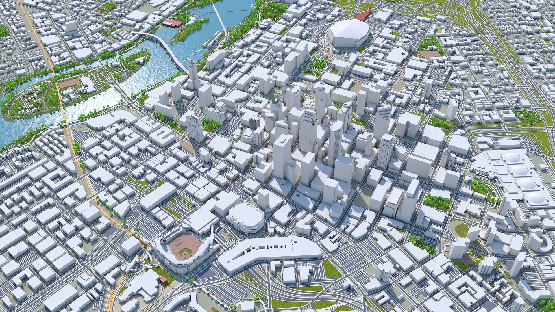 Minneapolis Downtown Minnesota USA 3D Model - TurboSquid 1989388