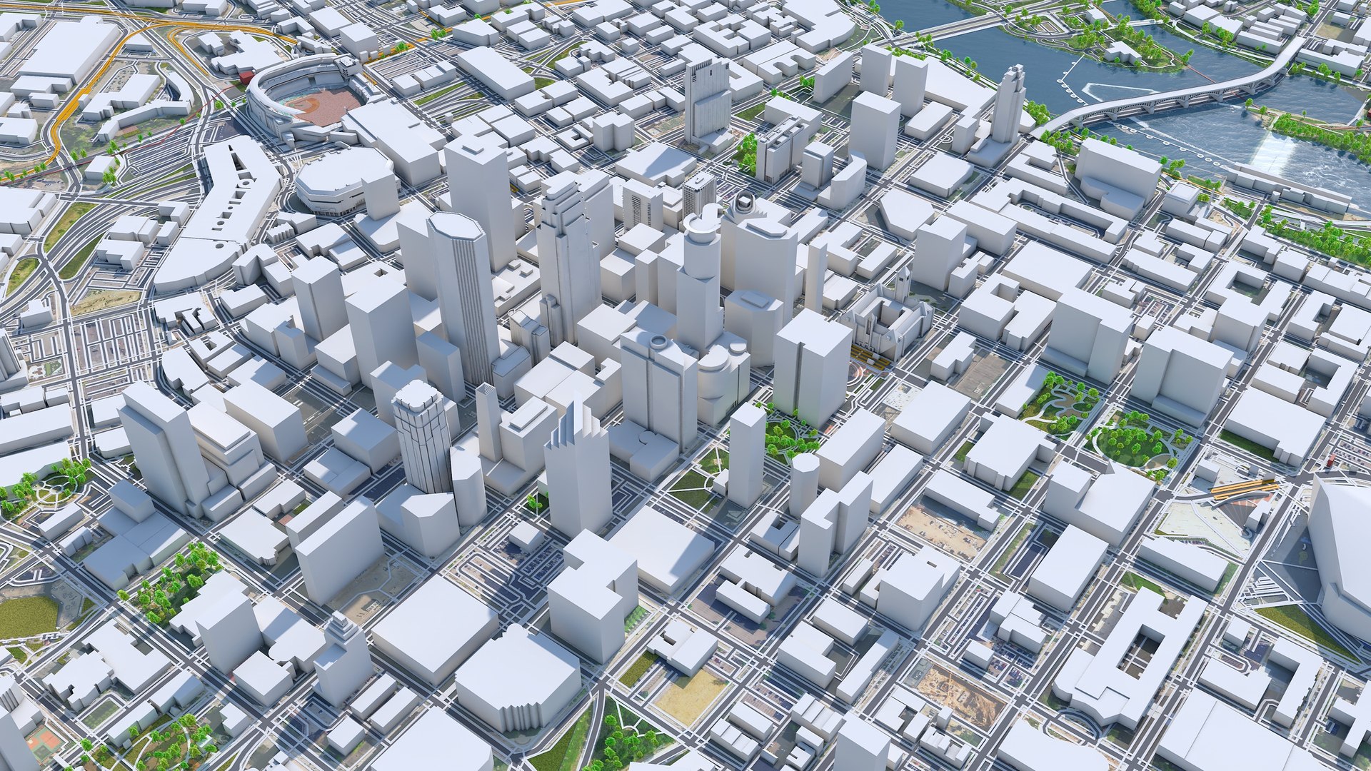 Minneapolis Downtown Minnesota USA 3D Model - TurboSquid 1989388