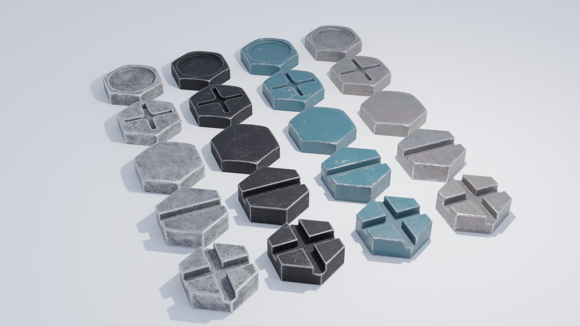 3D Bolts And Screws With Multiple Textures Model - TurboSquid 2071867