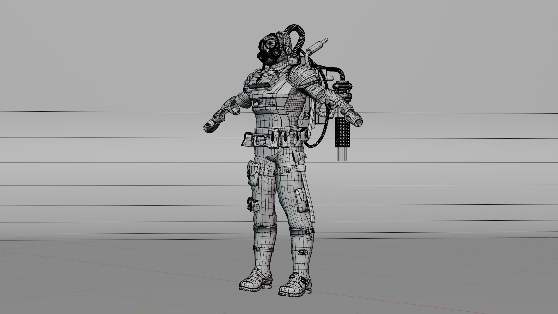 3D FALLOUT SUIT - TurboSquid 2217979