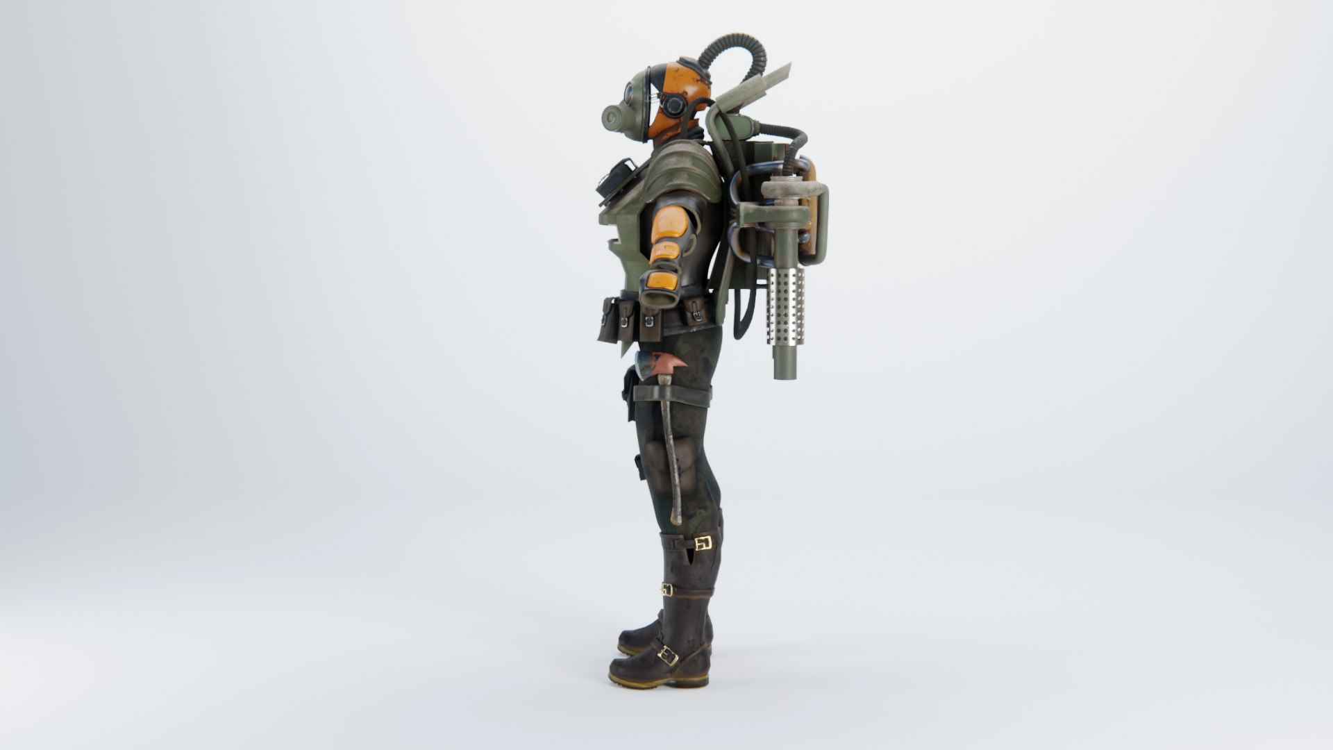 3D FALLOUT SUIT - TurboSquid 2217979