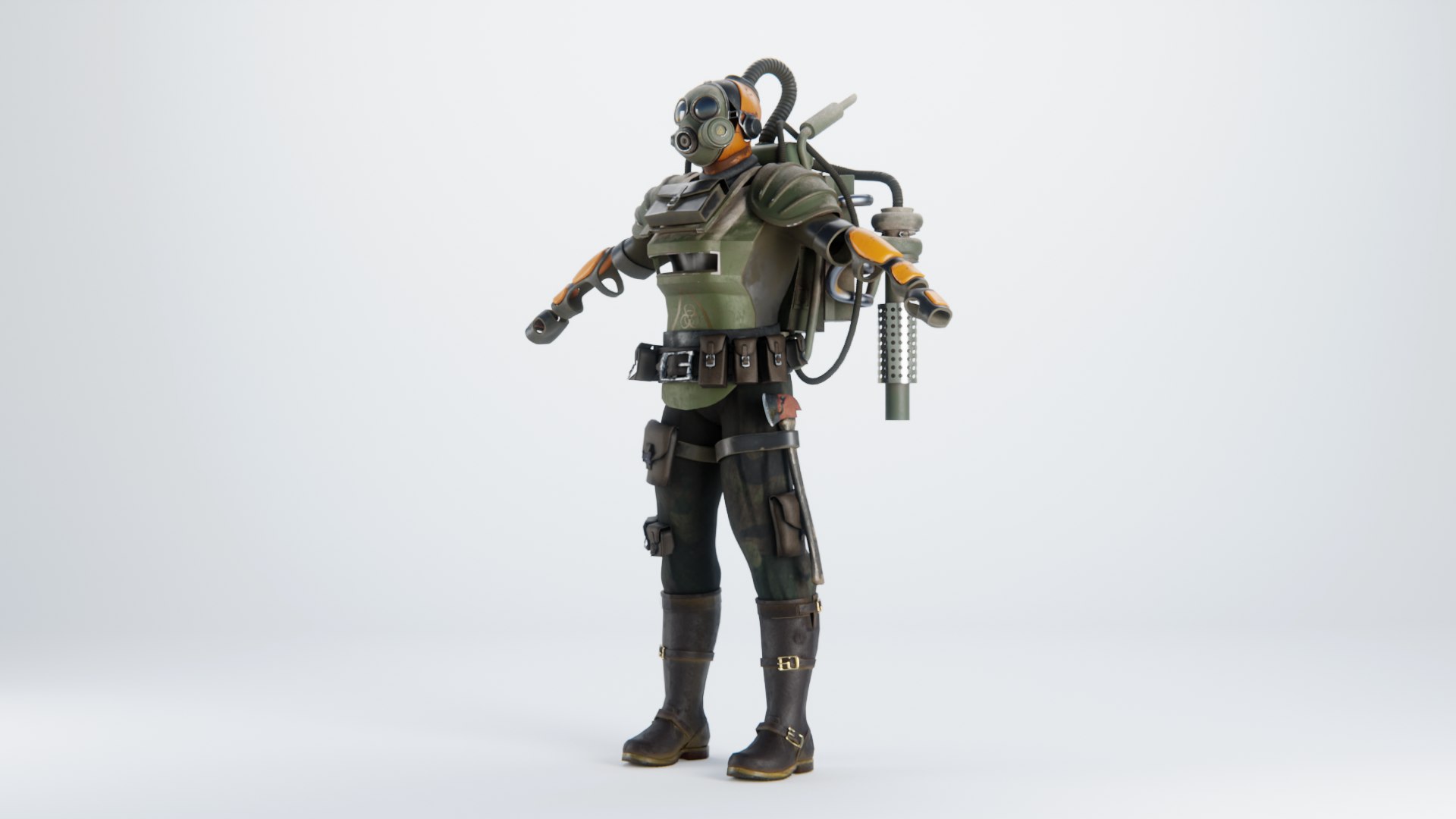3D FALLOUT SUIT - TurboSquid 2217979