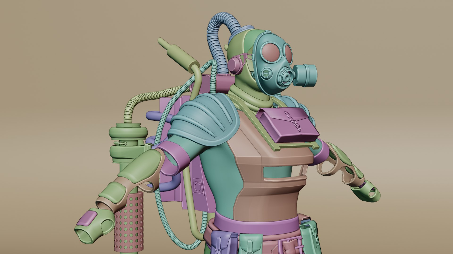 3D FALLOUT SUIT - TurboSquid 2217979