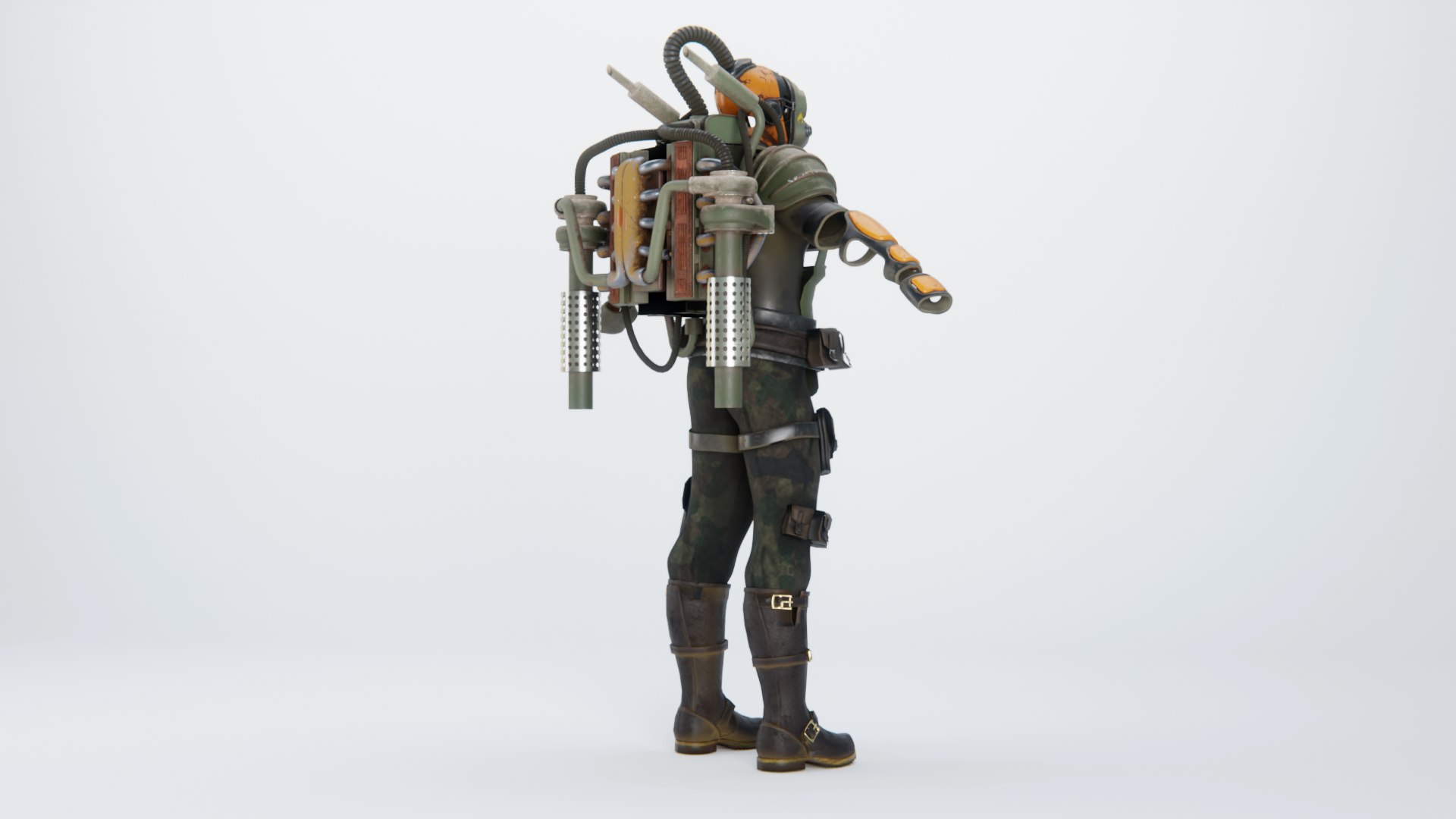 3D FALLOUT SUIT - TurboSquid 2217979