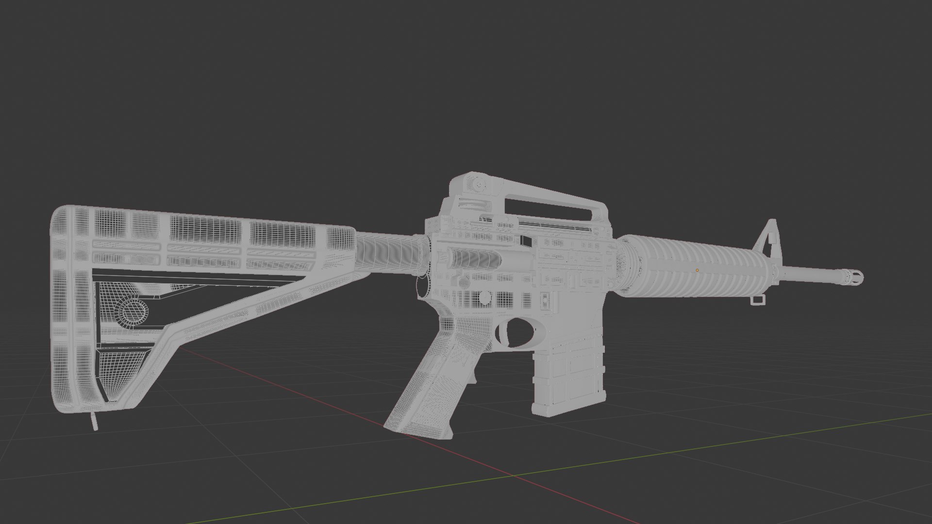 3D M4A1 Rifle High - Quality Model - TurboSquid 2357010
