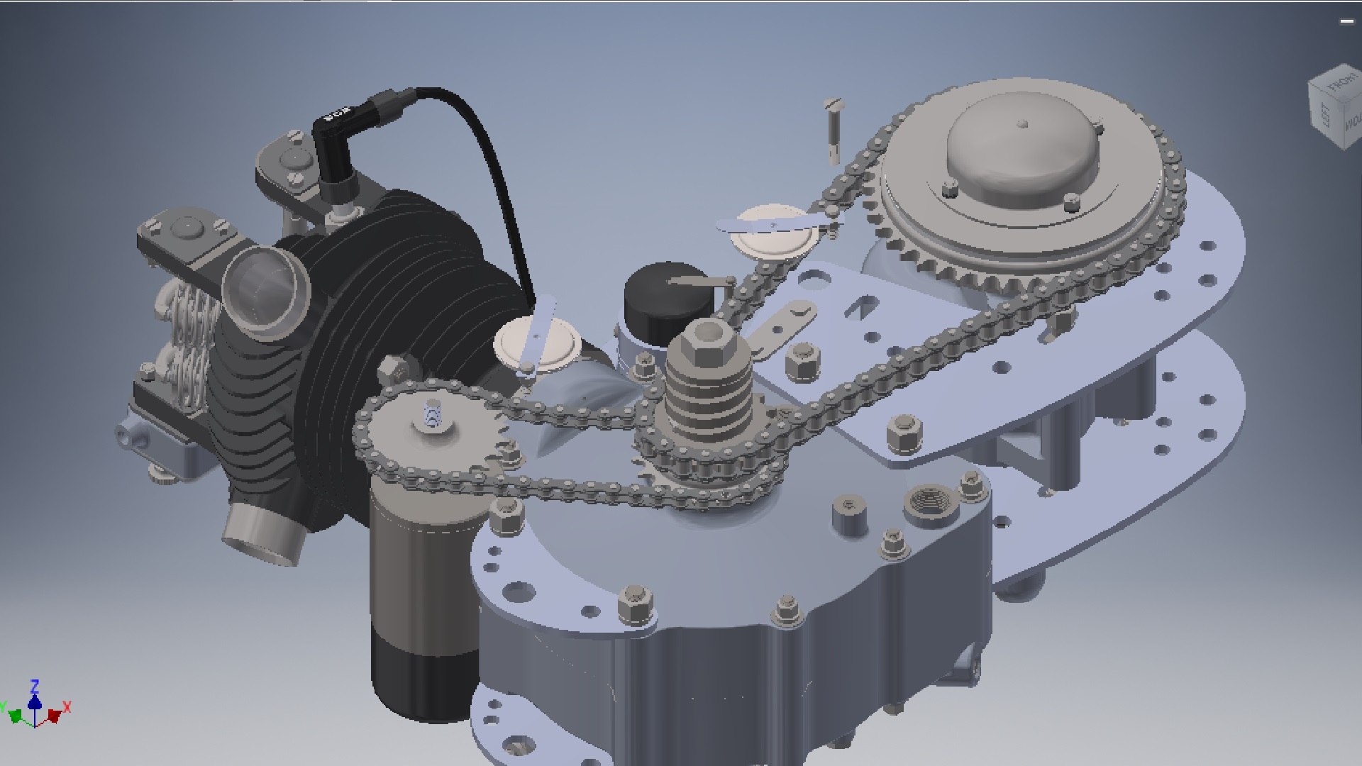 3D Motorcycle Engine Assembly - TurboSquid 2132410