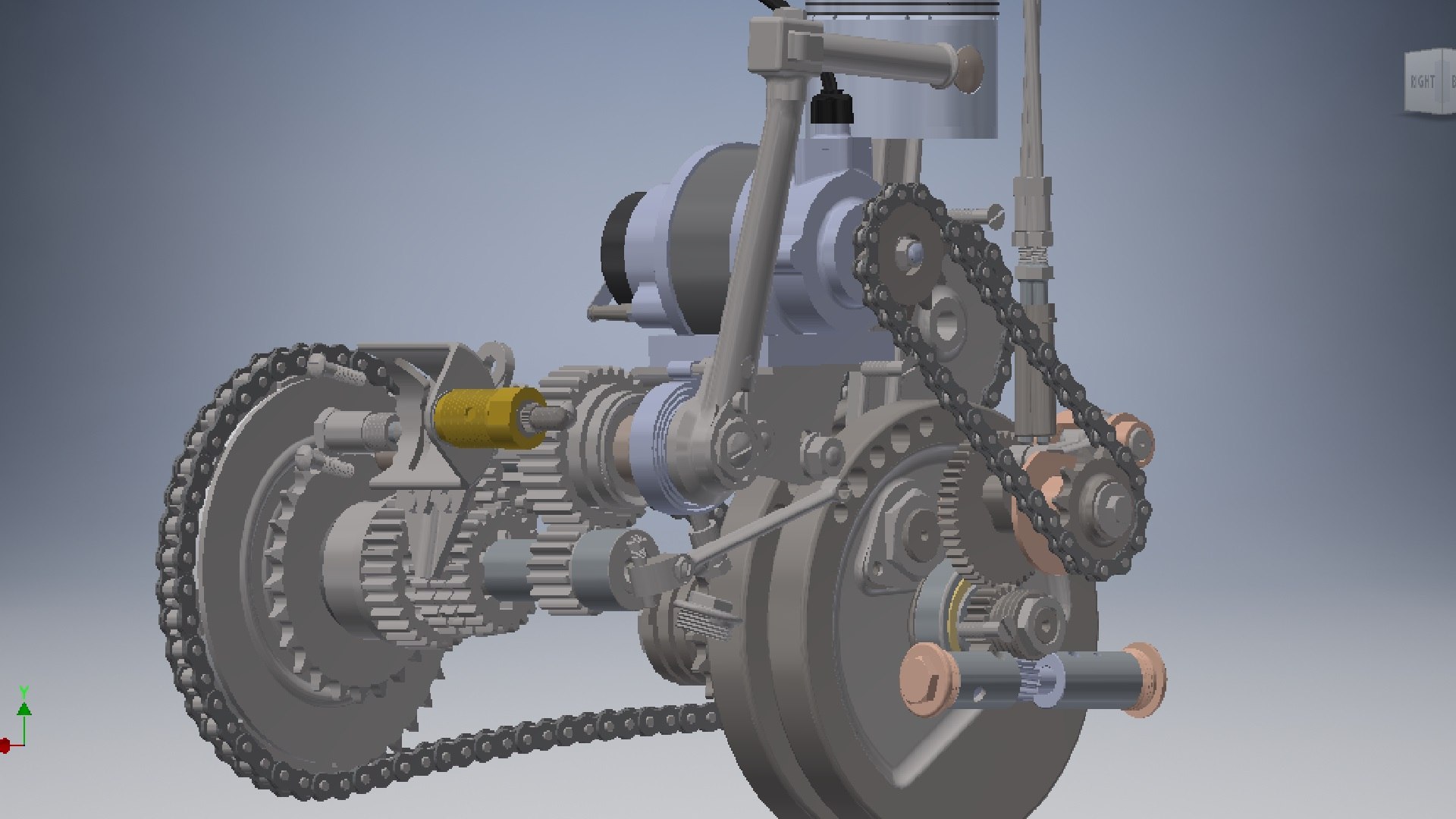 3D Motorcycle Engine Assembly - TurboSquid 2132410