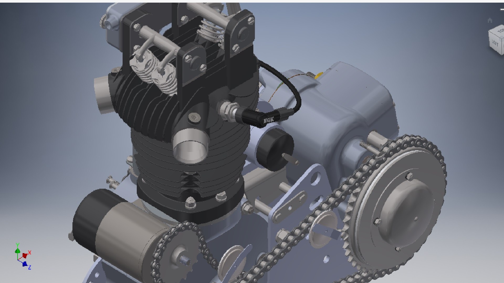 3D Motorcycle Engine Assembly - TurboSquid 2132410