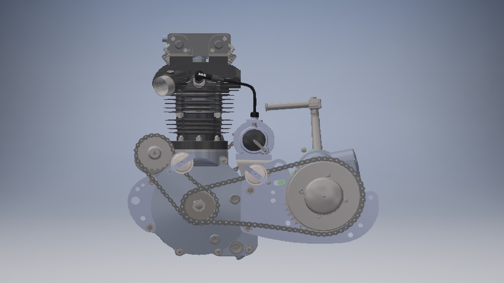 3D Motorcycle Engine Assembly - TurboSquid 2132410