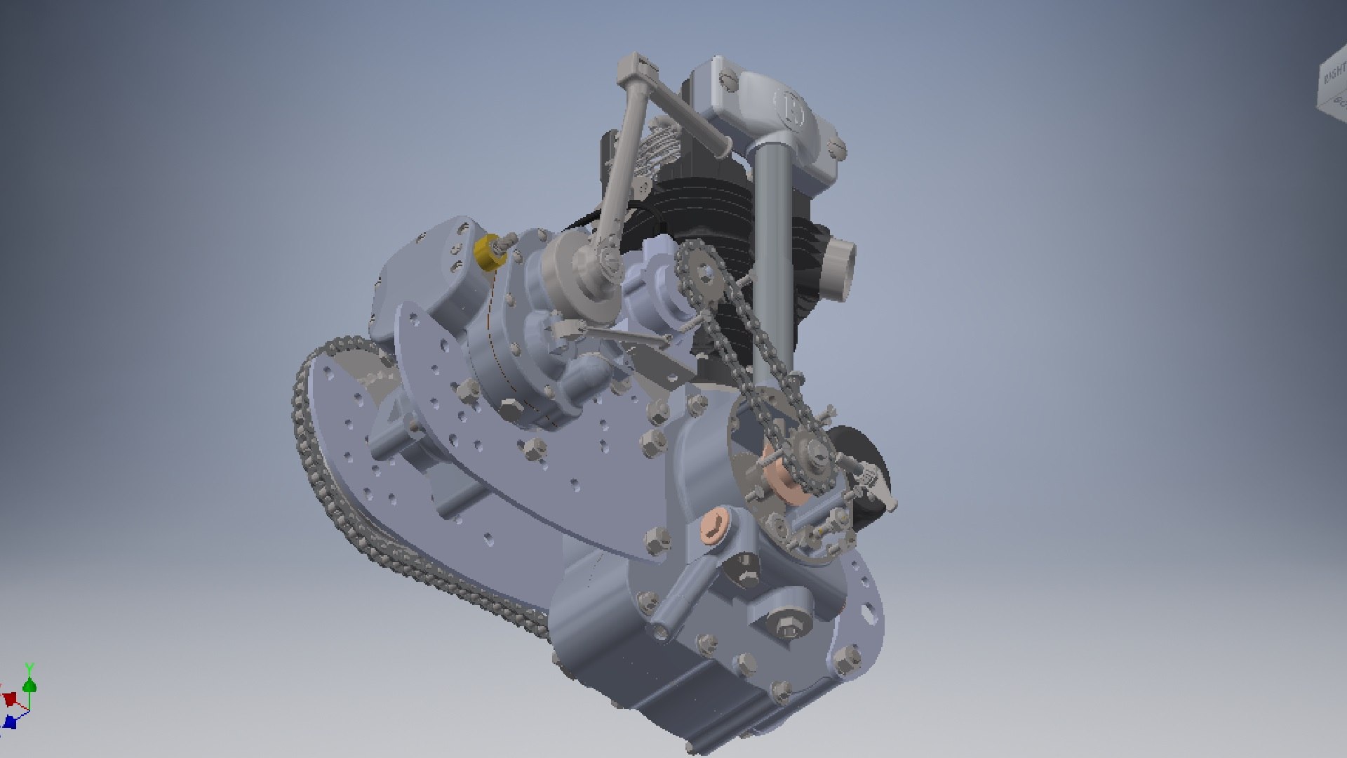 3D Motorcycle Engine Assembly - TurboSquid 2132410