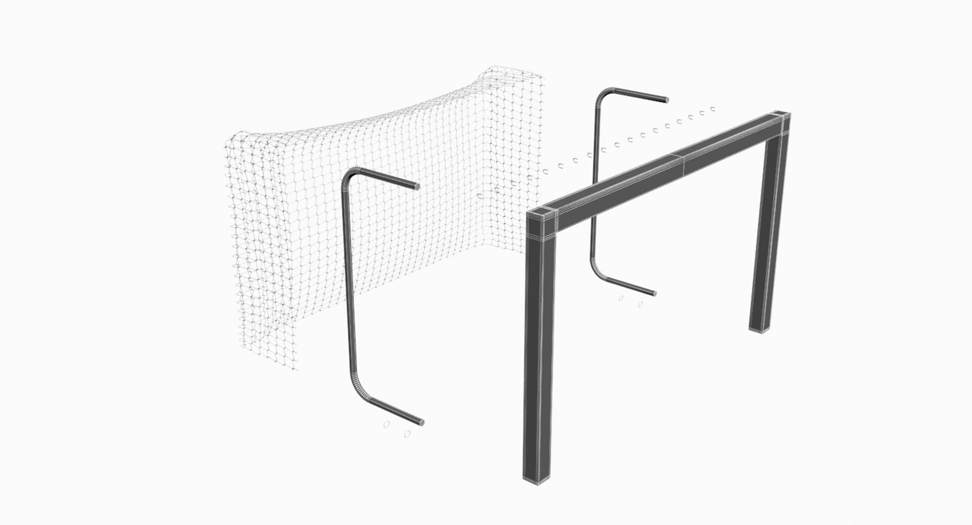 3D Handball Goal Model - TurboSquid 1295497