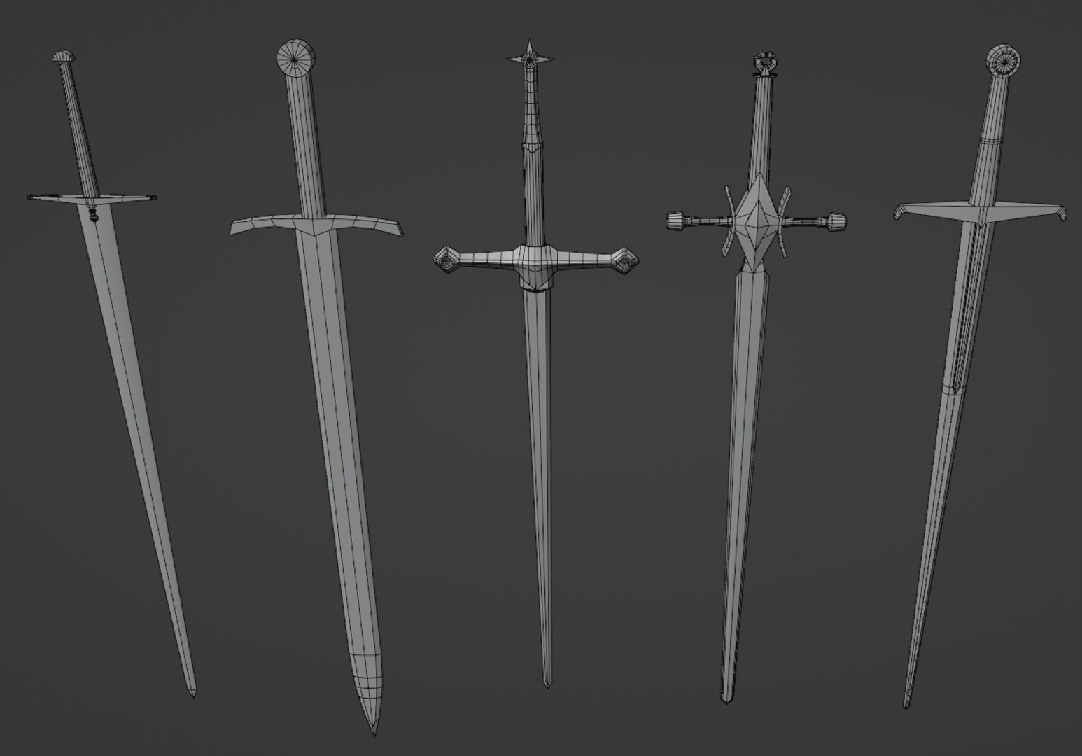 Sword Pack 3D Model - TurboSquid 2083481