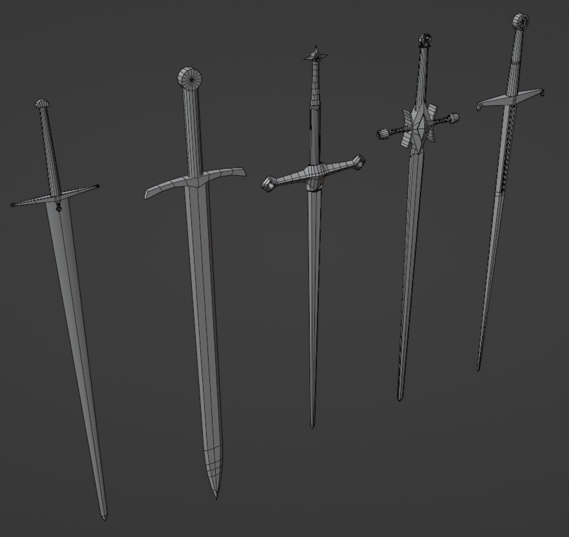 Sword Pack 3D Model - TurboSquid 2083481