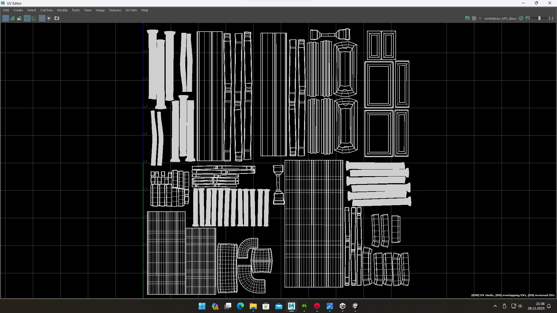 3D model Air Conditioning Ducts and Cable Duct Collection - TurboSquid ...