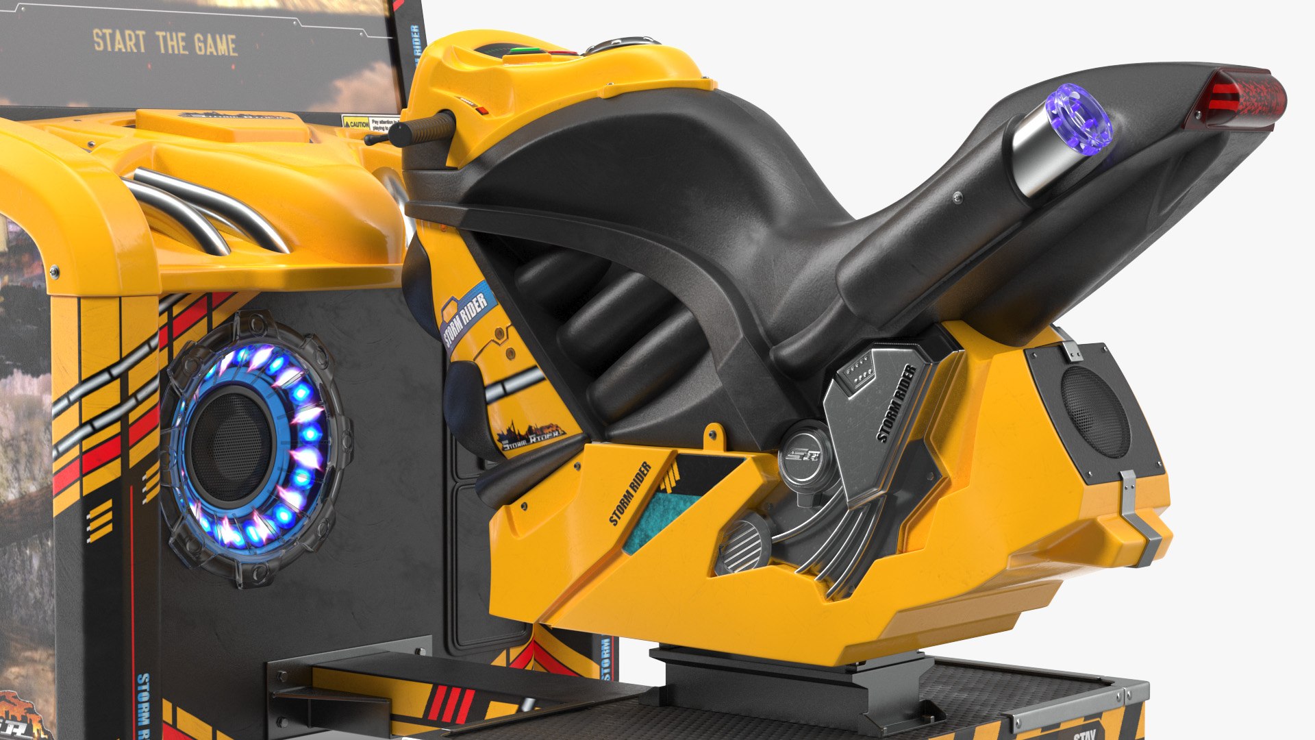 3D model Storm Riders Motorcycle Racing Arcade Game On - TurboSquid 1748220