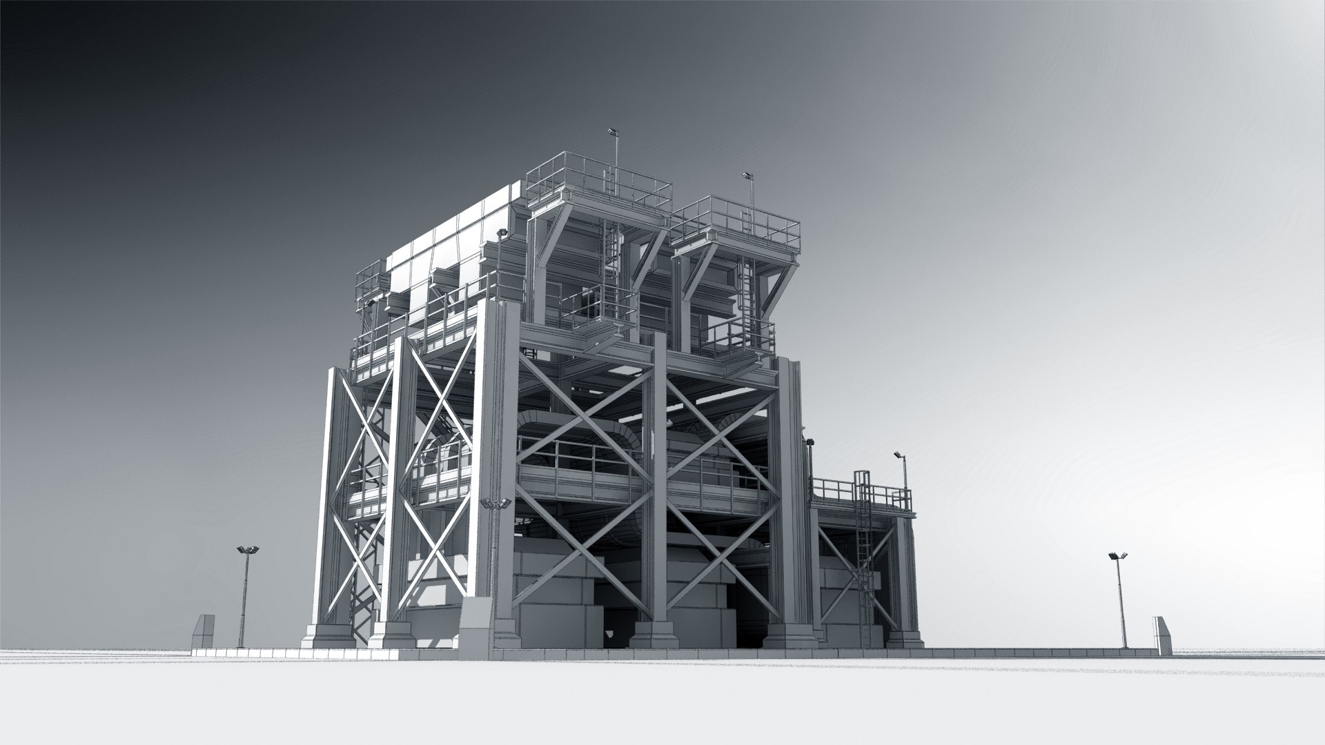 Metal Refinery Part 07 3D Model - TurboSquid 2049690