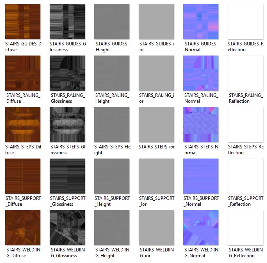 Rusty Rust Staircase 3D Model - TurboSquid 1362007