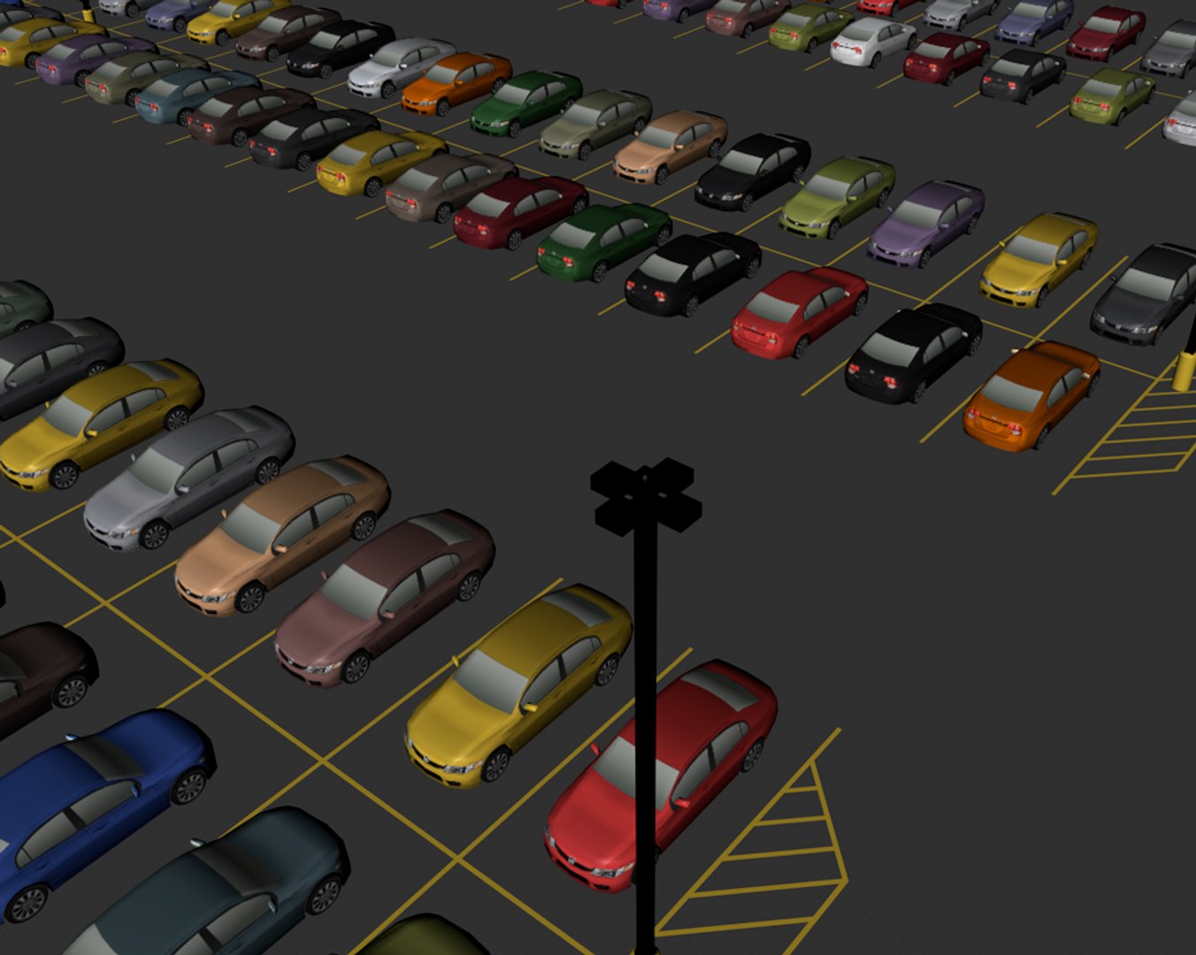 3d Model Parking Lot