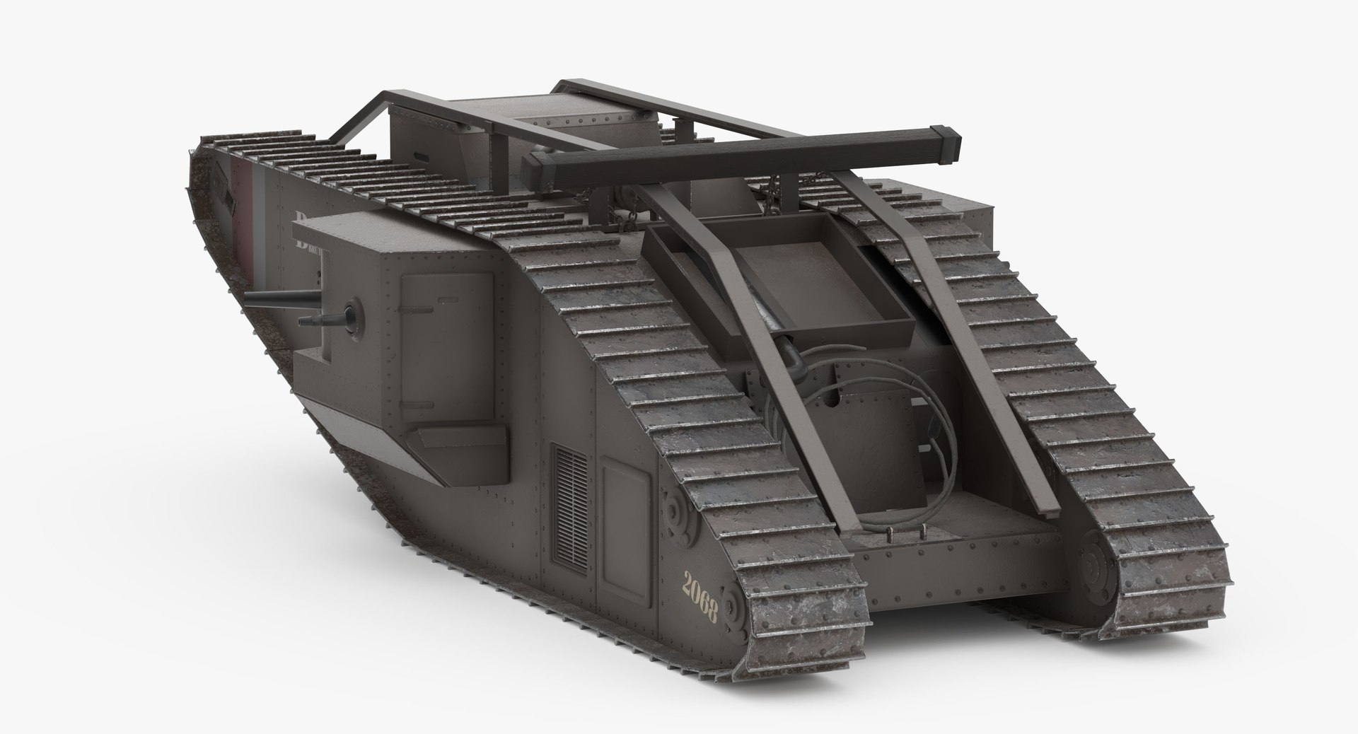 Heavy Tank Mark IV 3D Model - TurboSquid 2272294