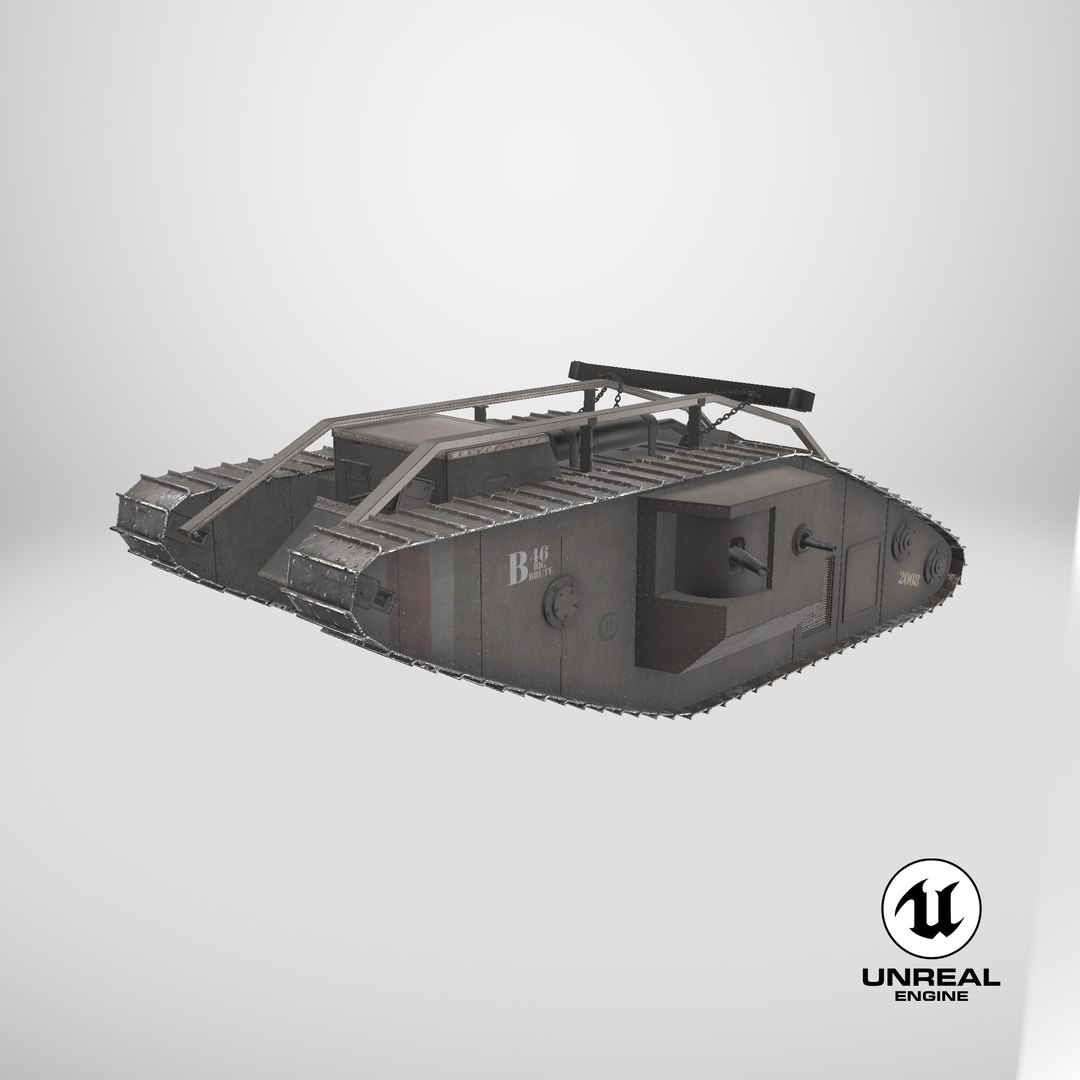 Heavy Tank Mark IV 3D Model - TurboSquid 2272294