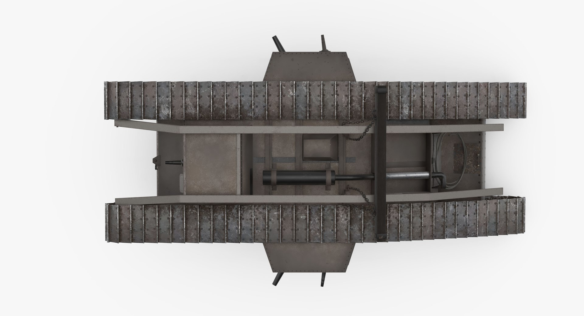 Heavy Tank Mark IV 3D Model - TurboSquid 2272294