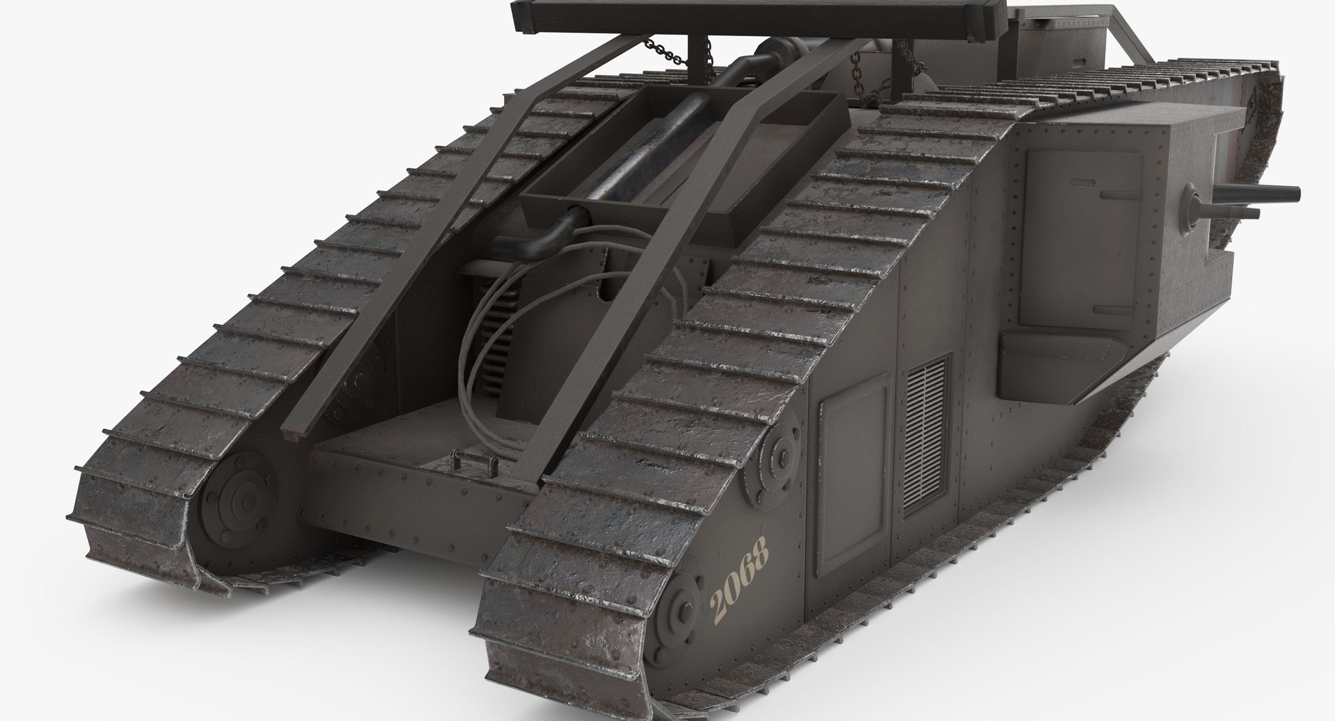 Heavy Tank Mark IV 3D Model - TurboSquid 2272294