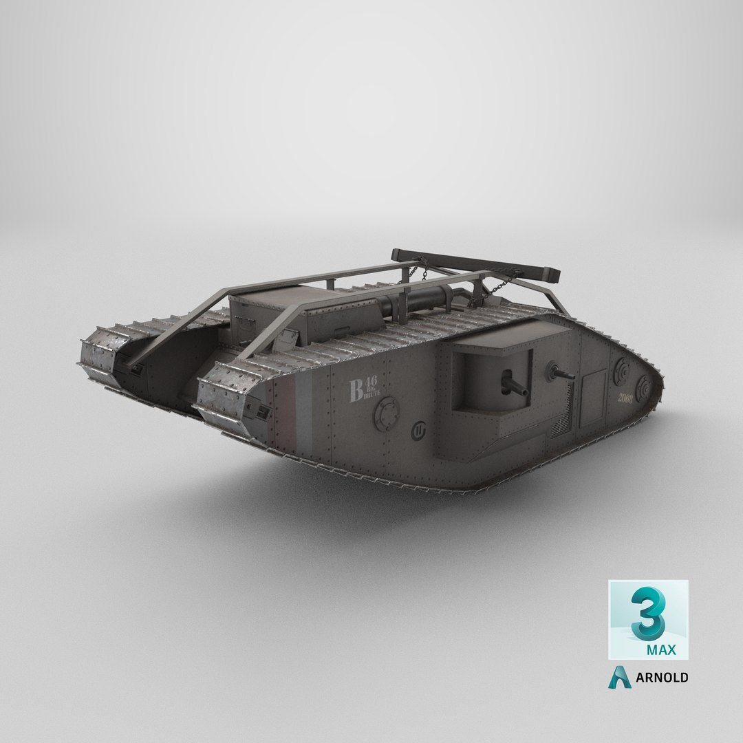 Heavy Tank Mark IV 3D Model - TurboSquid 2272294