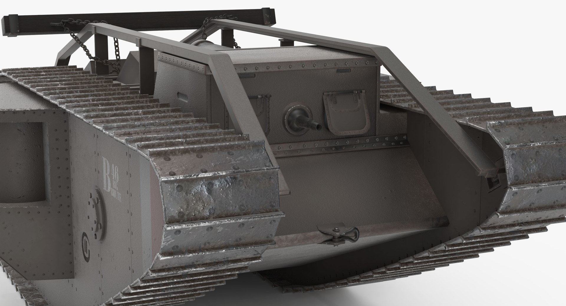 Heavy Tank Mark IV 3D Model - TurboSquid 2272294