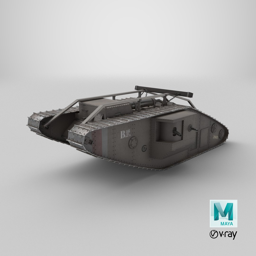 Heavy Tank Mark IV 3D Model - TurboSquid 2272294