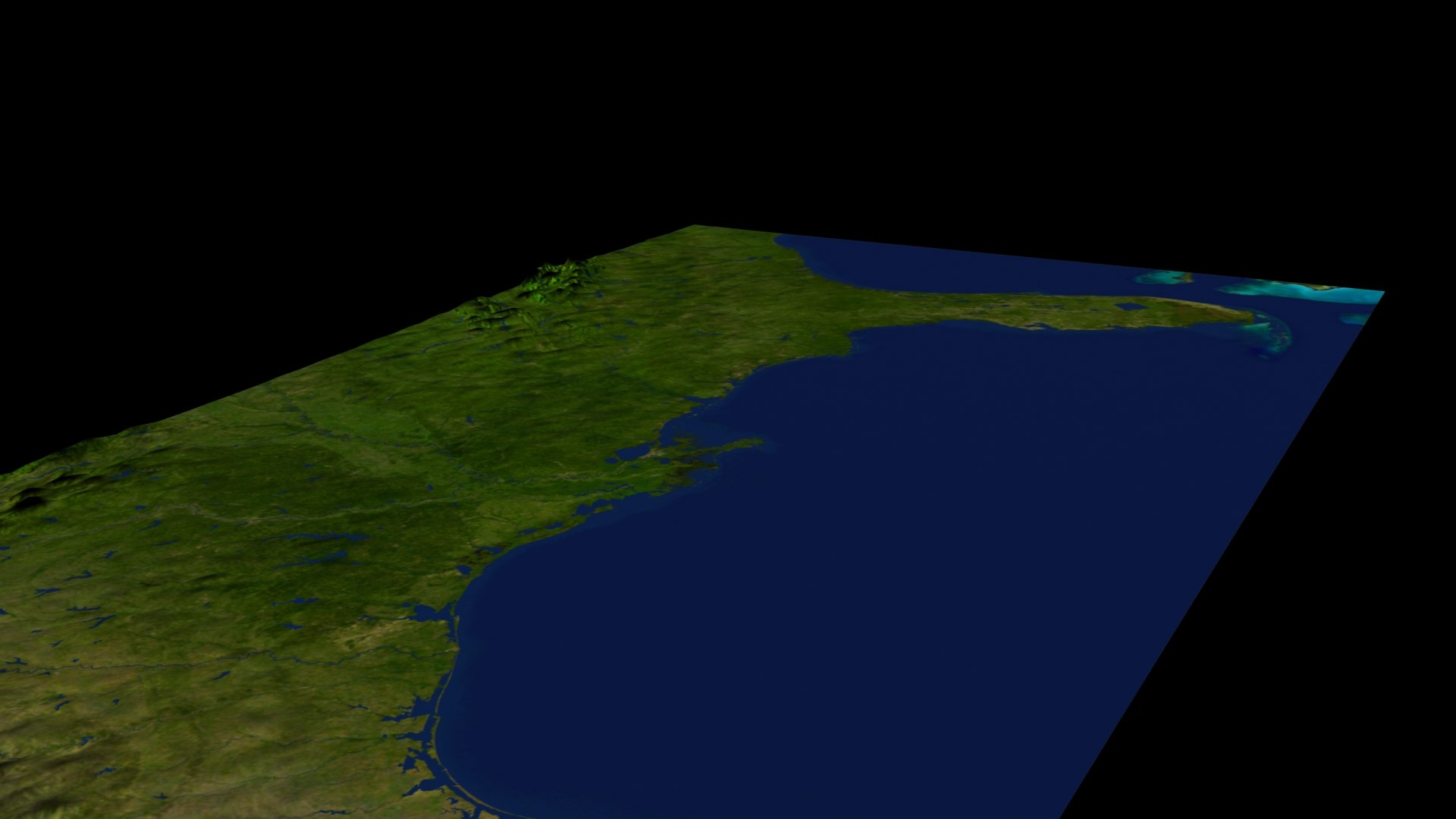 3d Usa South Coast Model