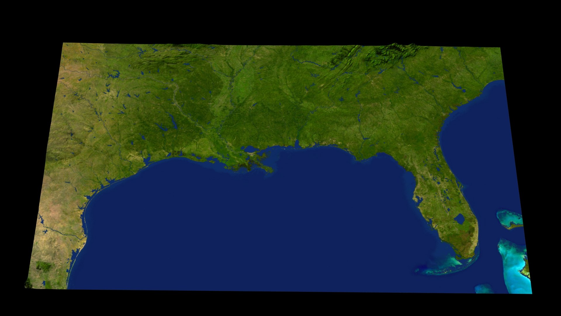 3d Usa South Coast Model