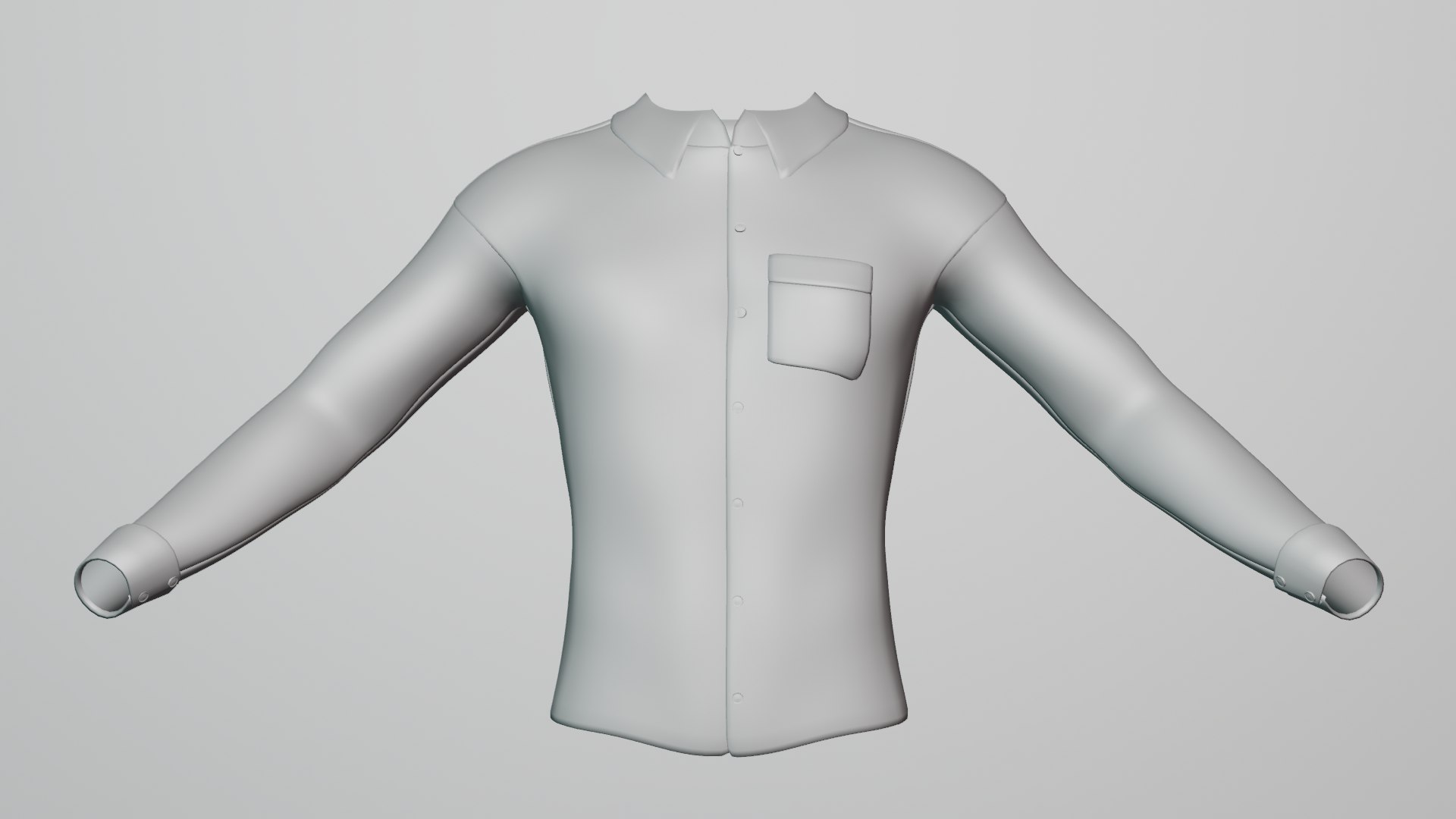 Tracht Shirt 3D Model - TurboSquid 1834999
