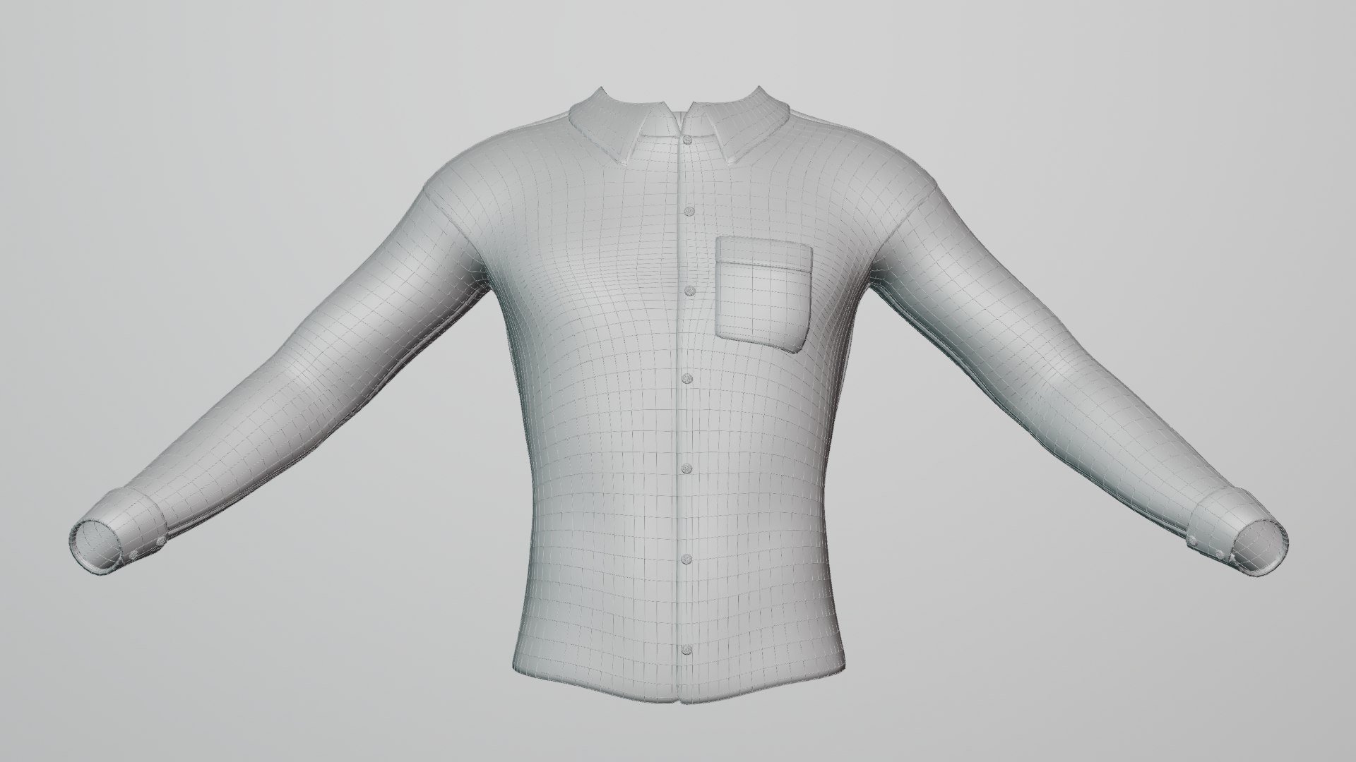 Tracht Shirt 3D Model - TurboSquid 1834999
