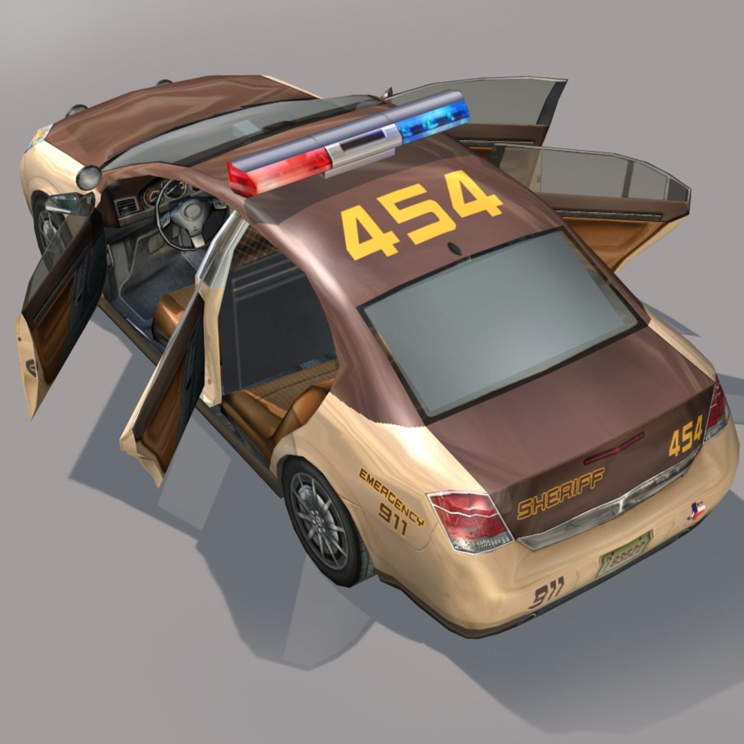 3ds Car Wheel Police