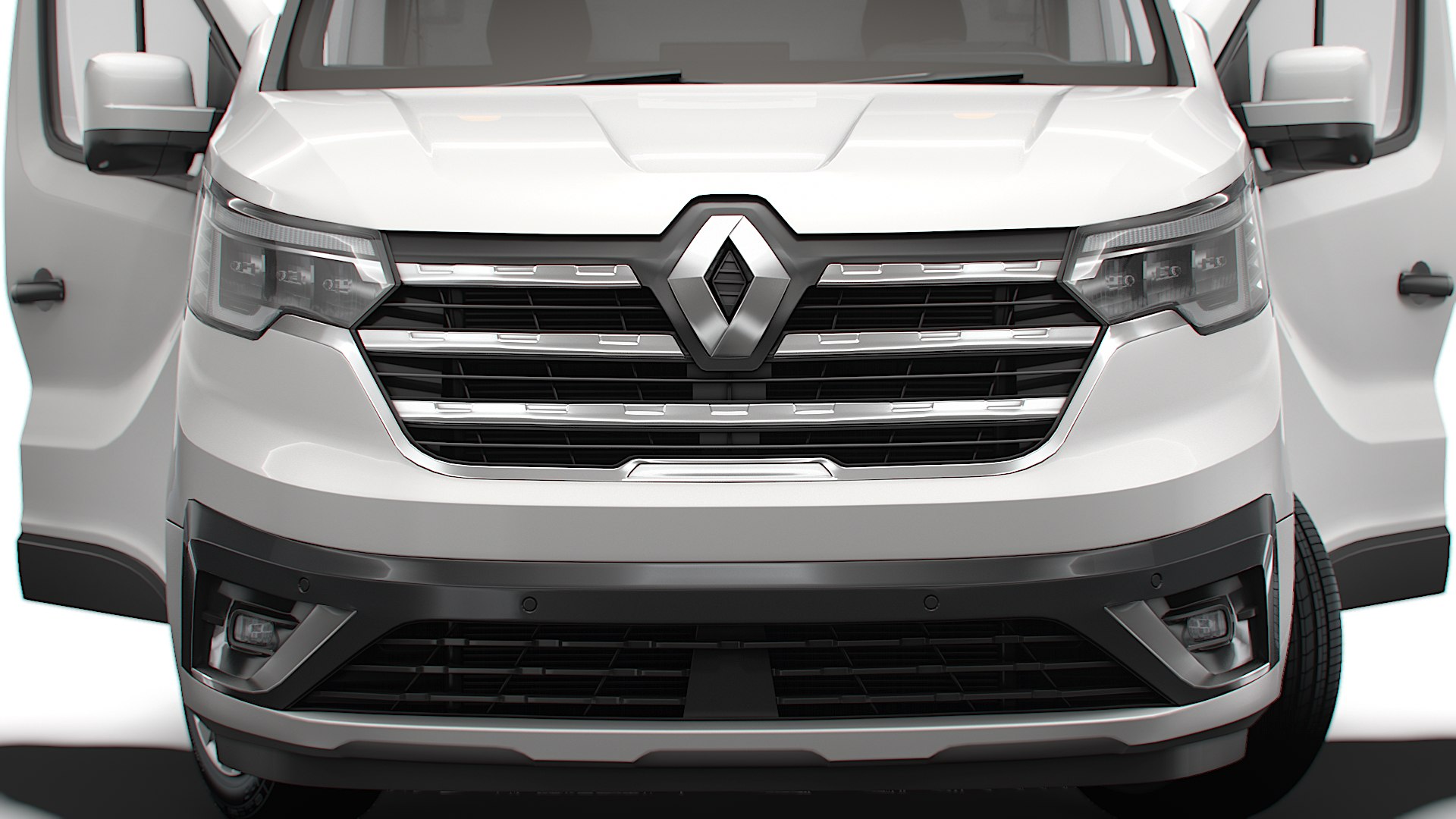 Renault Trafic Tipper HQ Interior 2023 3D Model - TurboSquid 2121930