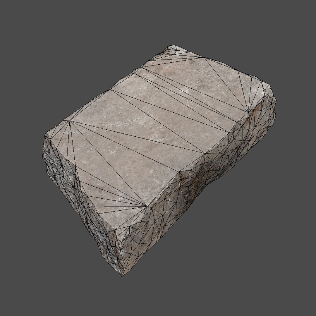 Granite Plate 3d Model
