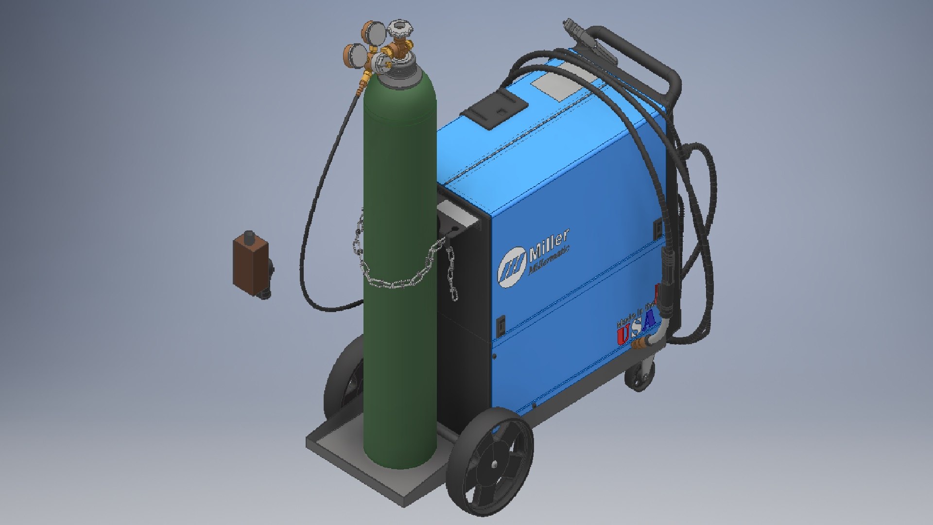 3D Oxygen Hydrogen Welding Machine Model - TurboSquid 2234458