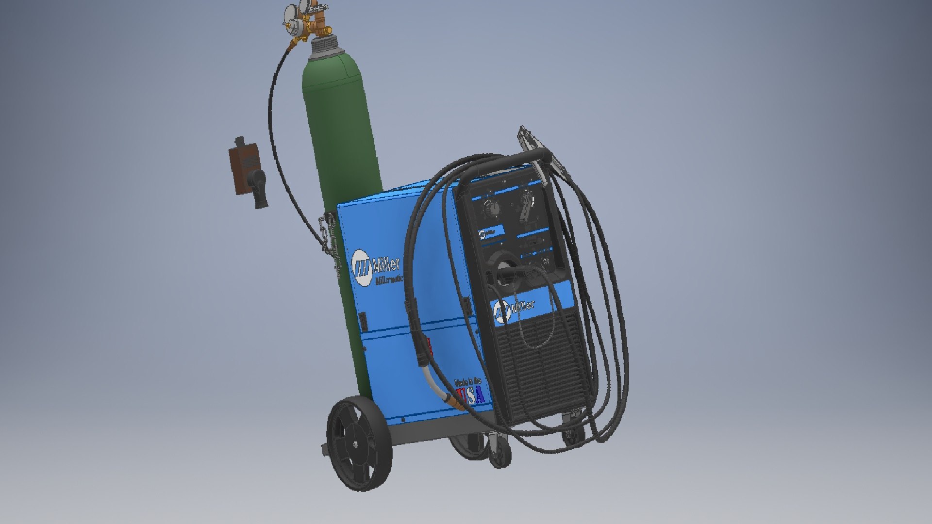 3D Oxygen Hydrogen Welding Machine Model - TurboSquid 2234458