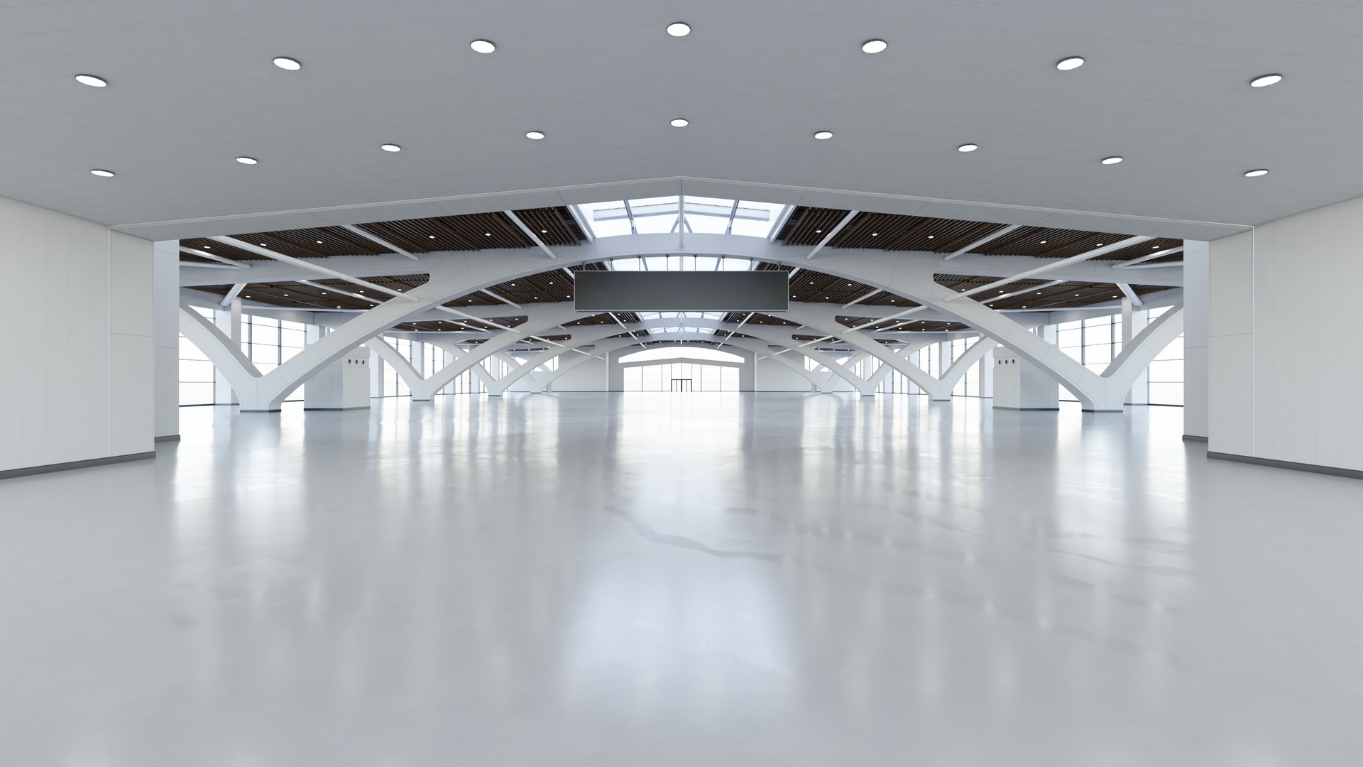 3D Exhibition Hall Interior 2 Model - TurboSquid 1818203