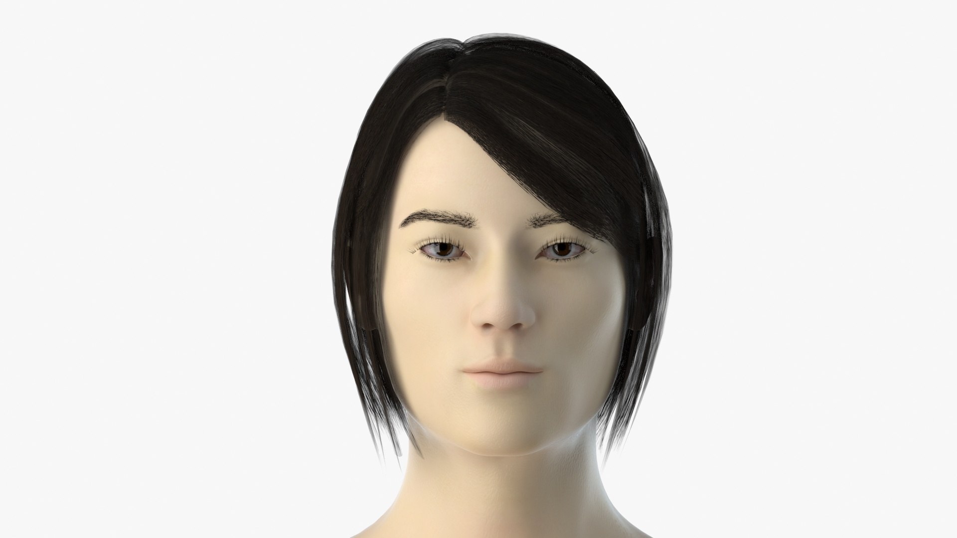 3D Model Asian Female Body - TurboSquid 1716394