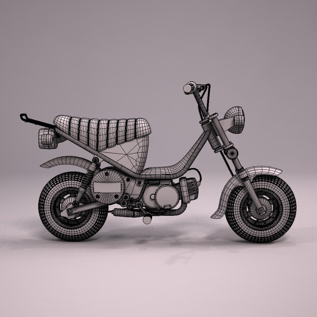 3d Model Of Yamaha Chappy 2010