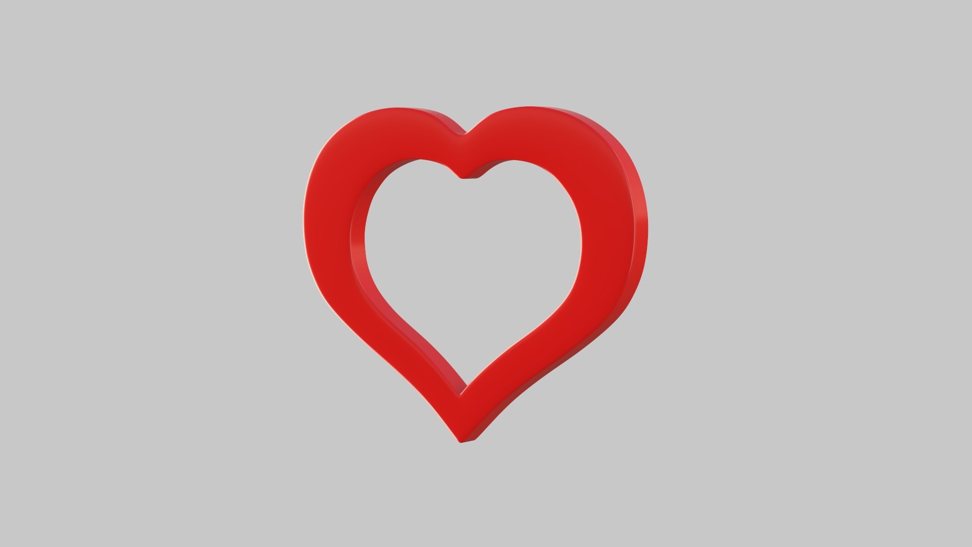 3D Model Heart Icon V 10 - TurboSquid 2379678