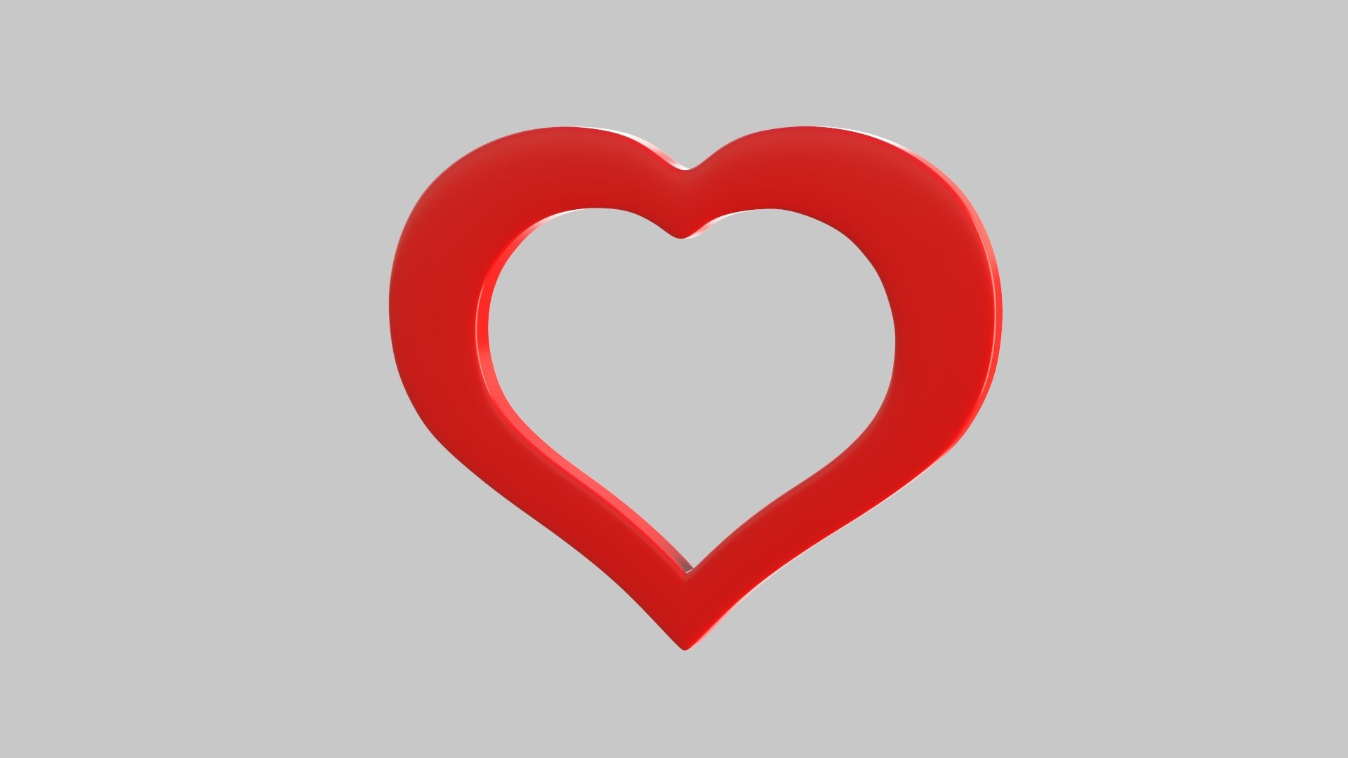 3D Model Heart Icon V 10 - TurboSquid 2379678