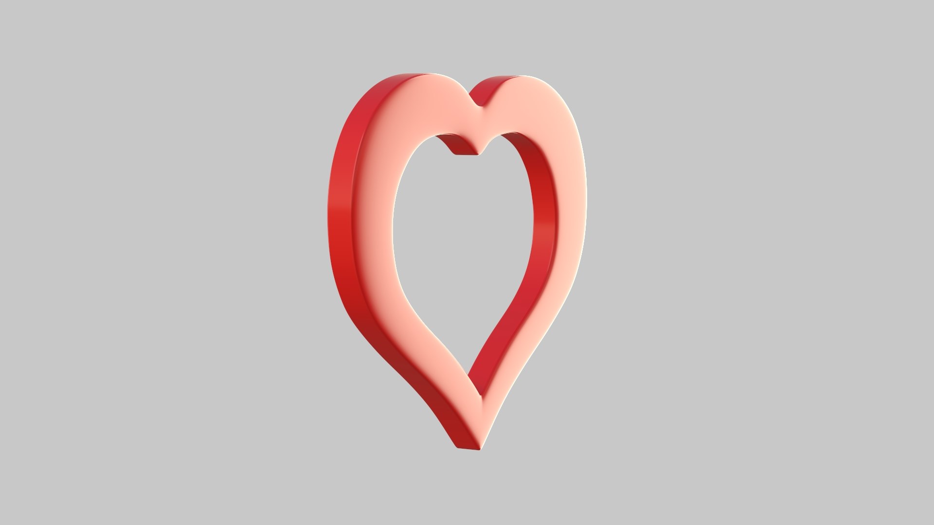 3D Model Heart Icon V 10 - TurboSquid 2379678