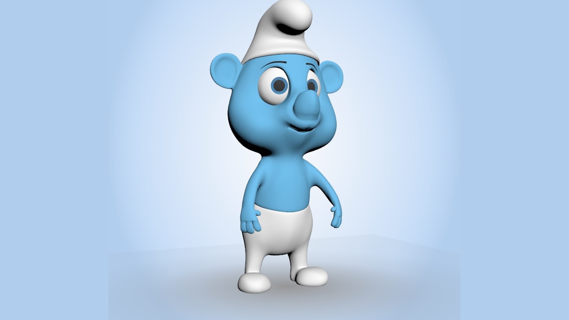 3D Smurf - TurboSquid 2024536